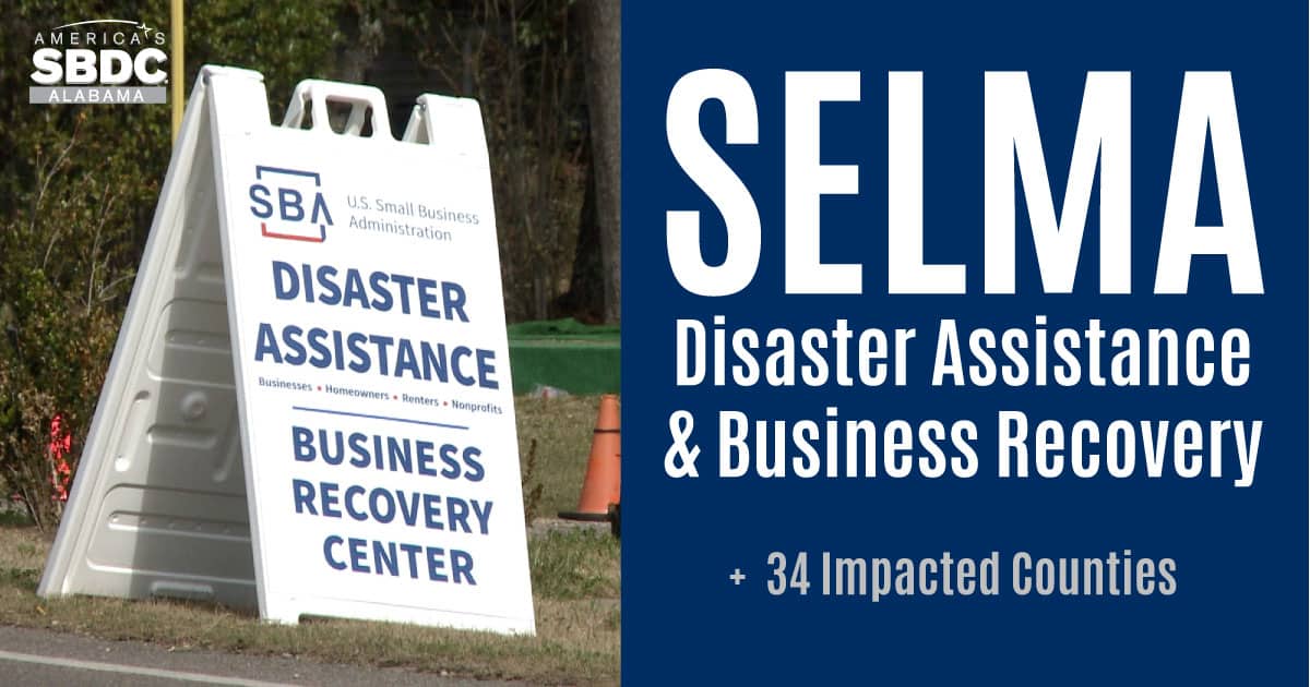 SBA Disaster Assistance - Tornado Damage January 2023 - Alabama Small ...
